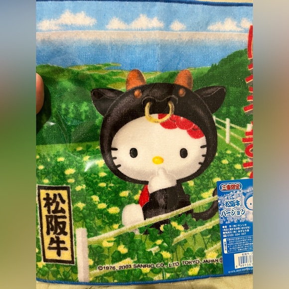 Sanrio | Bath & Body | Hello Kitty Cow Mascot Face Towel Sanrio 203 ...